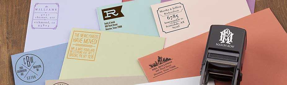 Mason Row Custom Stamps & Embossers - Custom Self-Inking Stamps
